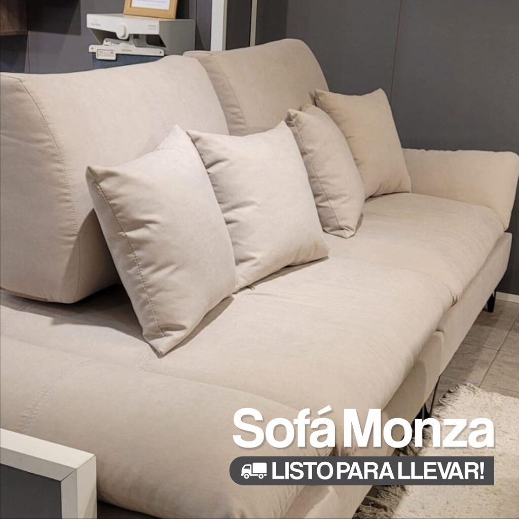 Sofá Monza 2 Módulos 240×120 – Valenziana Av Belgrano